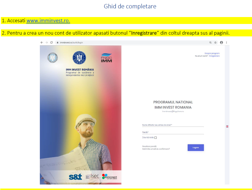 Ghid de completare aplicare online pentru IMM Invest - One-IT blog